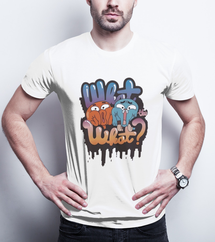 Gumball And Darwin What The What Cartoon Network What The What T-Shirt