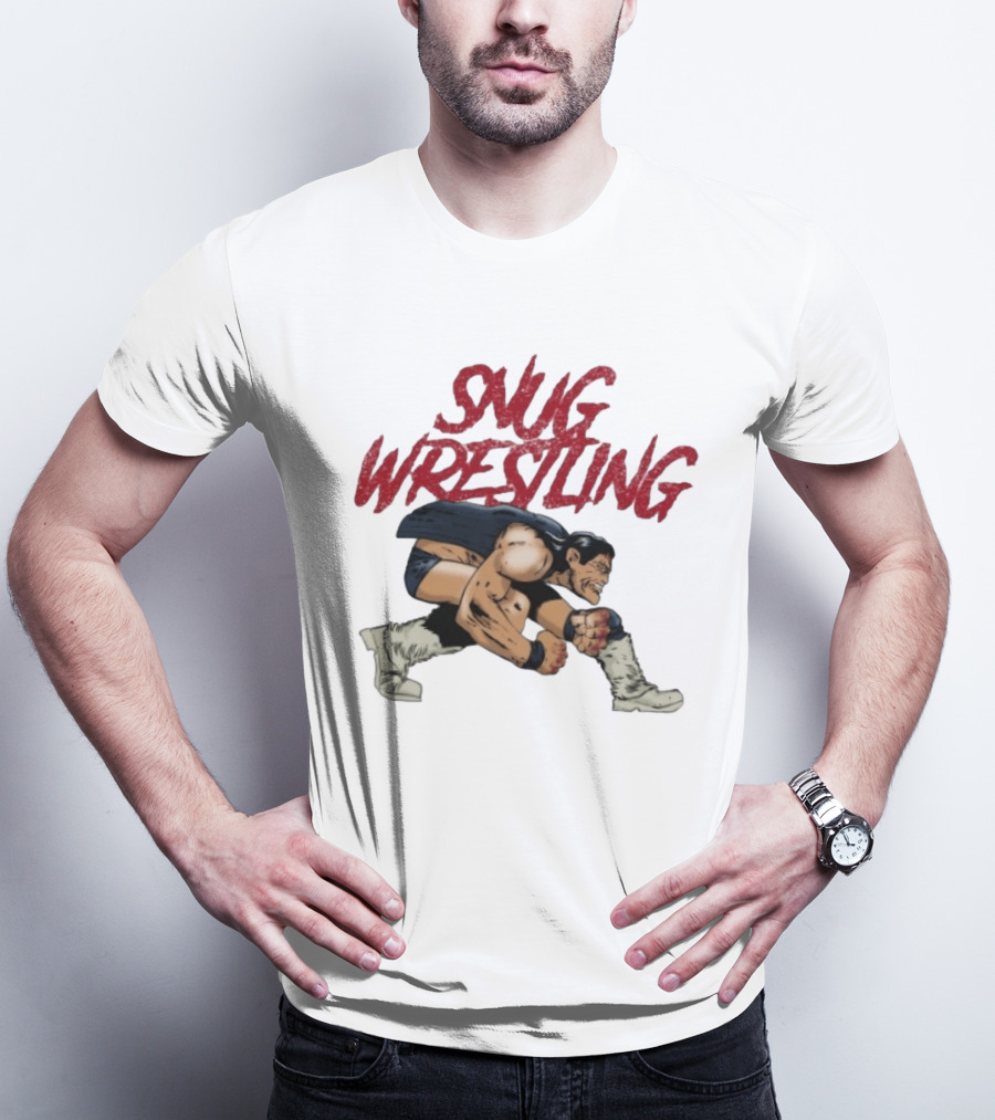 Snug Wrestling Dynamic Grappler Stance Professional Wrestler T-Shirt