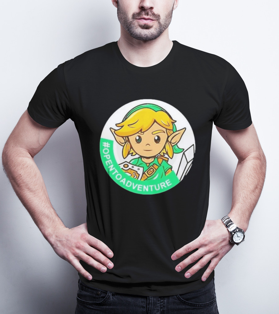 #OPENTOADVENTURE Link The Legend Of Zelda T-Shirt