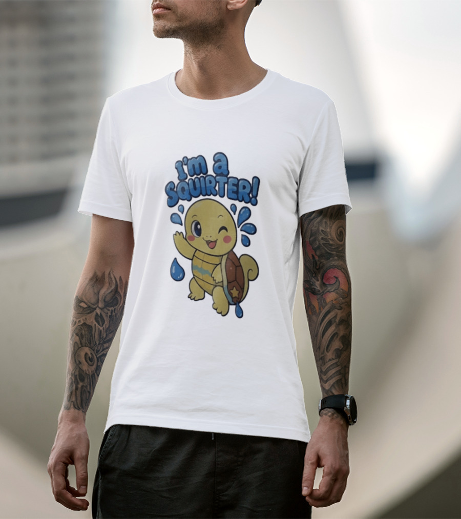 I'm A Squirter Squirtle Fan Favorite Pokémon Splashing Fun T-Shirt