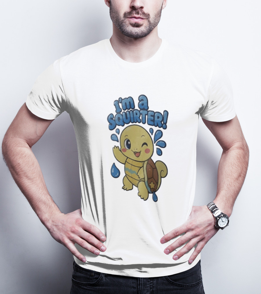 I'm A Squirter Squirtle Fan Favorite Pokémon Splashing Fun T-Shirt