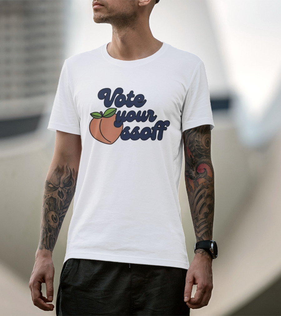 Vote Your Ossoff Peach T-Shirt