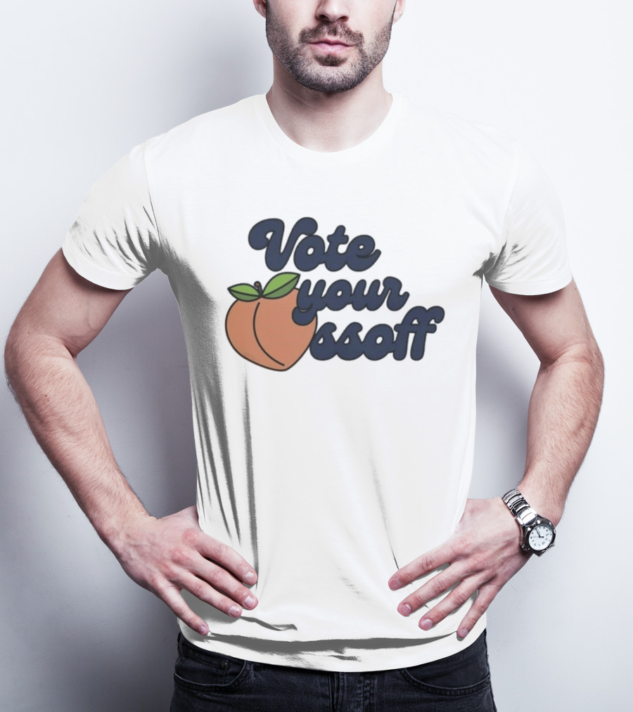 Vote Your Ossoff Peach T-Shirt