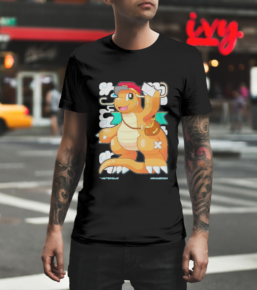 Thomdrower Nengarden Dragonite Mail Carrier T-Shirt
