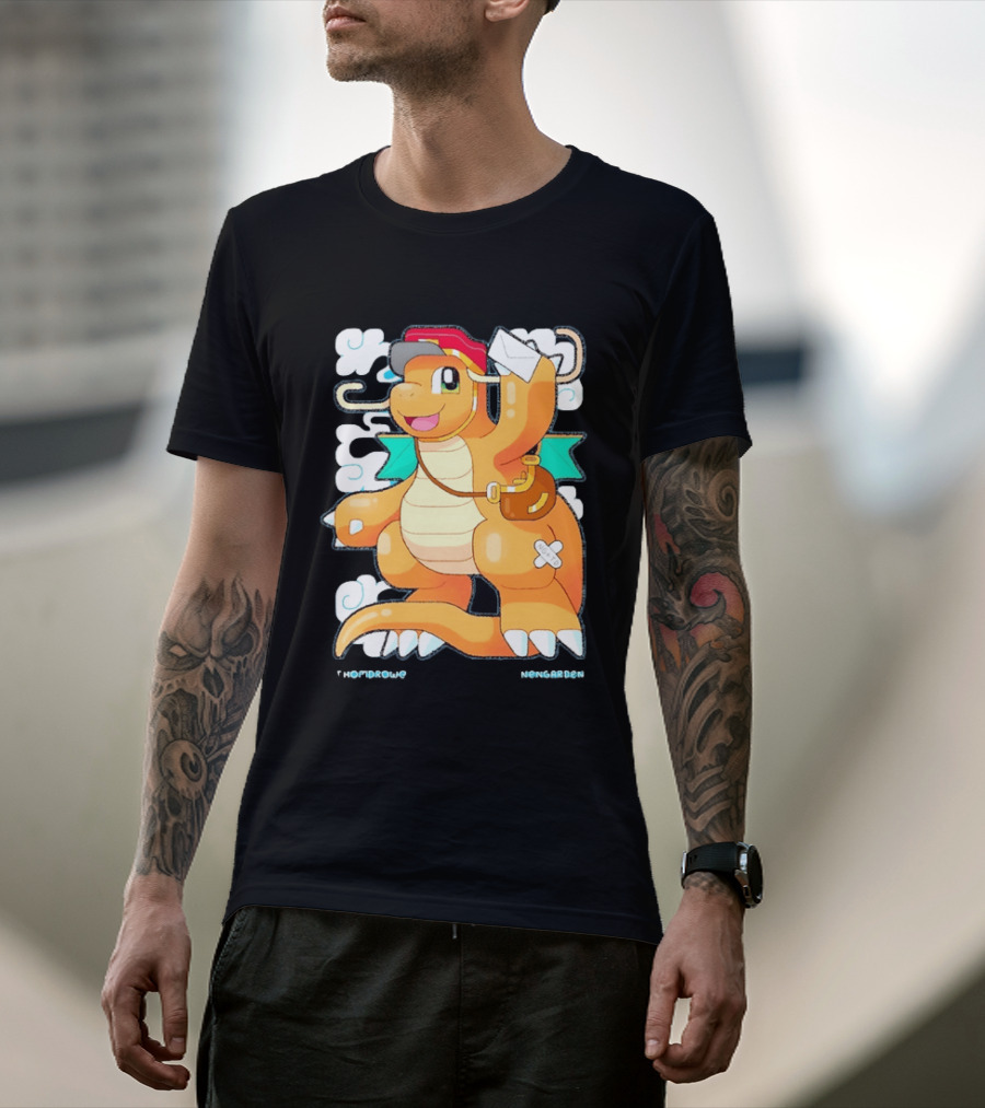 Thomdrower Nengarden Dragonite Mail Carrier T-Shirt