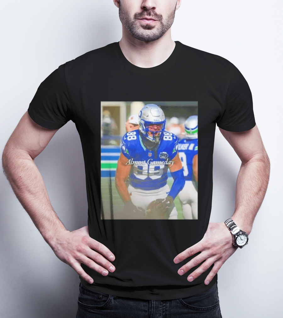 Seattle Seahawks Almost Gameday 88 Walker III Football Action T-Shirt
