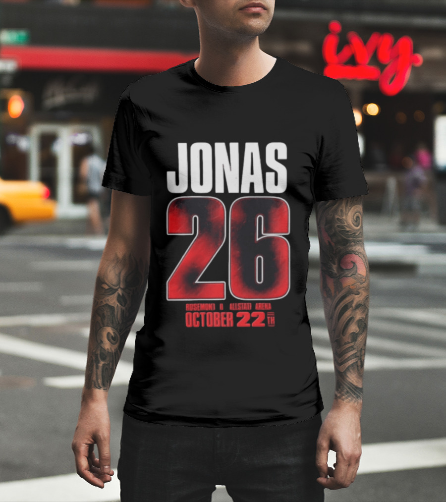 Jonas Brothers October 22 Rosemont Allstate Arena 2026 T-Shirt