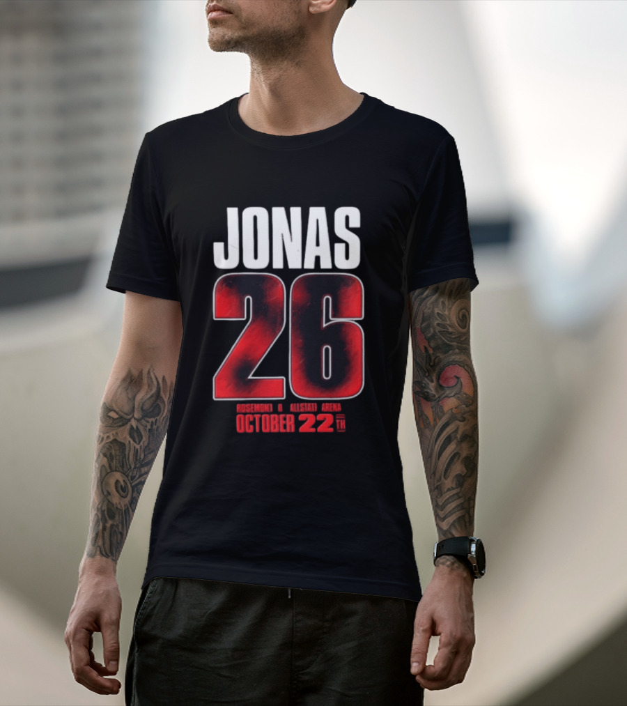 Jonas Brothers October 22 Rosemont Allstate Arena 2026 T-Shirt