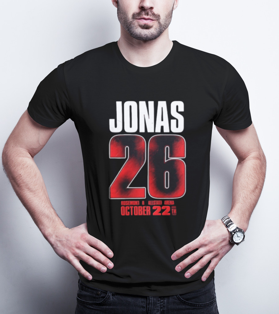 Jonas Brothers October 22 Rosemont Allstate Arena 2026 T-Shirt
