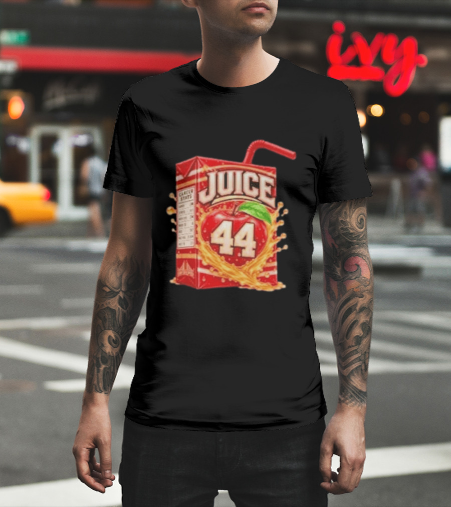 Kyle Juszczyk Juice Box 44 San Francisco 49ers Career Stats T-Shirt