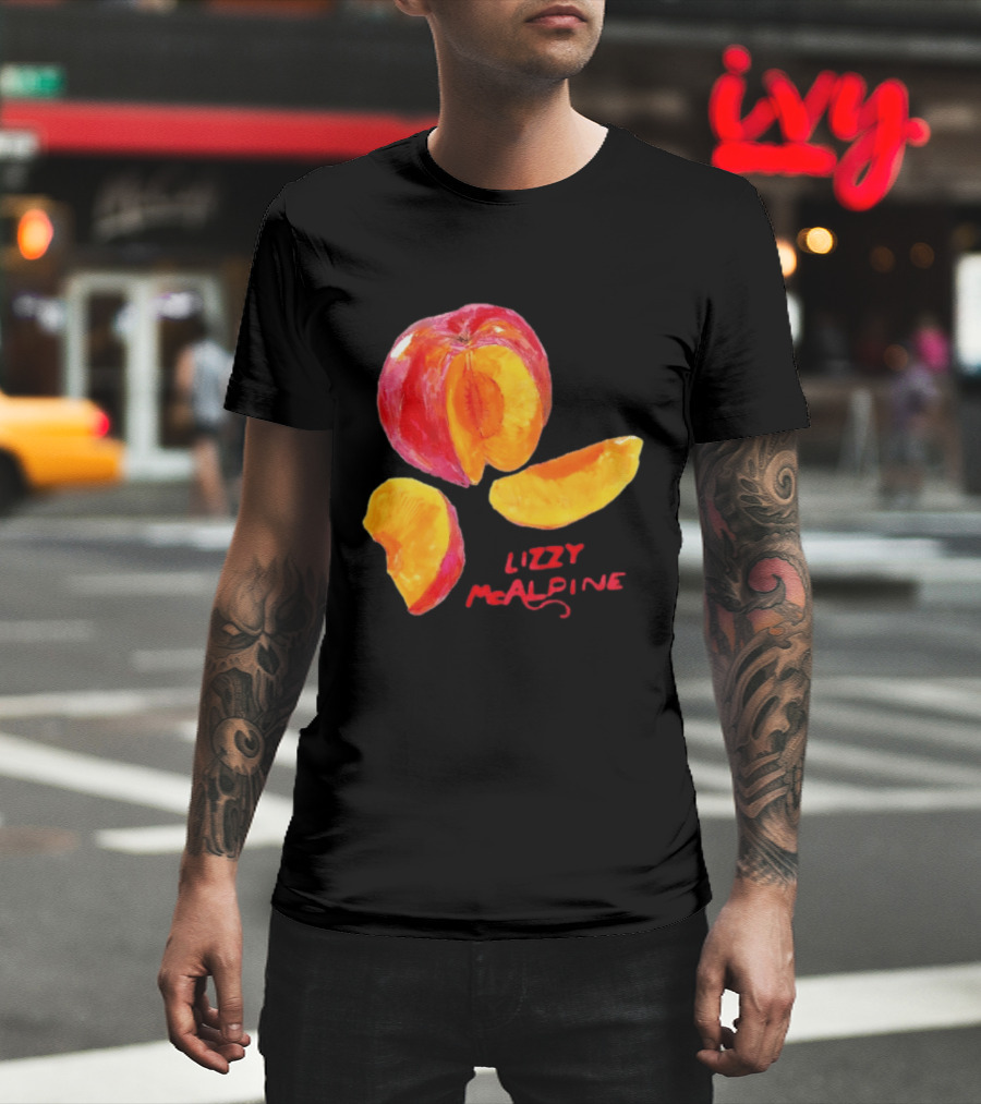 Lizzy McAlpine Peach Indie Folk Singer Songwriter T-Shirt