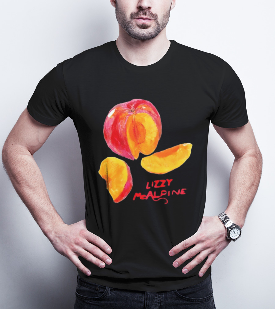 Lizzy McAlpine Peach Indie Folk Singer Songwriter T-Shirt