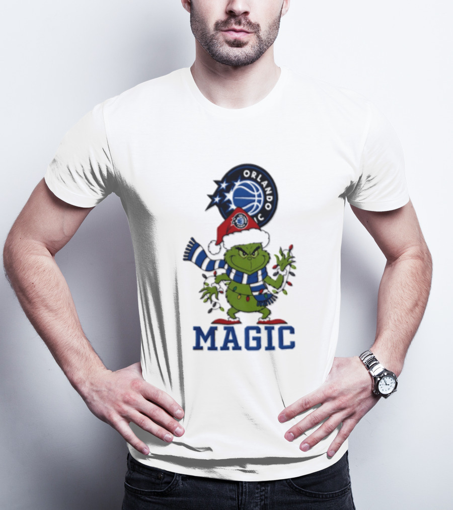 Grinch Orlando Magic Christmas 2026 Holiday Edition T-Shirt