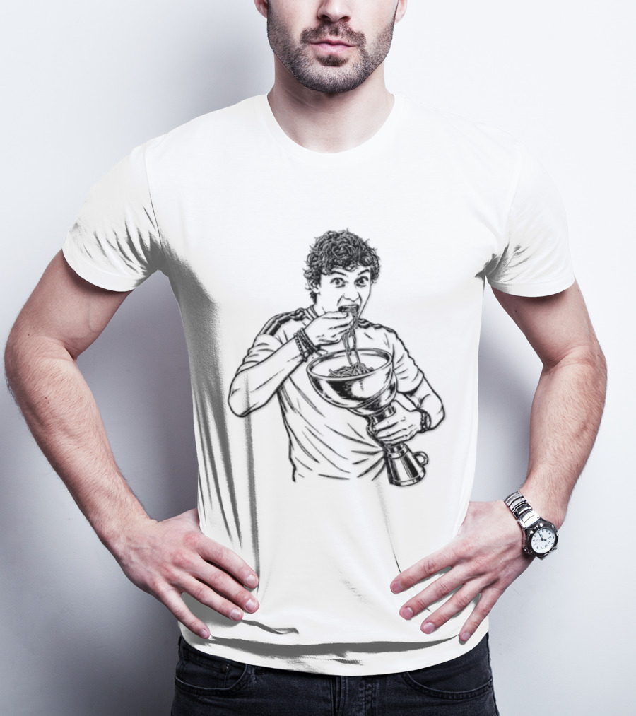 Kimi Italian Racing Pasta Grand Prix Noodles Eating T-Shirt