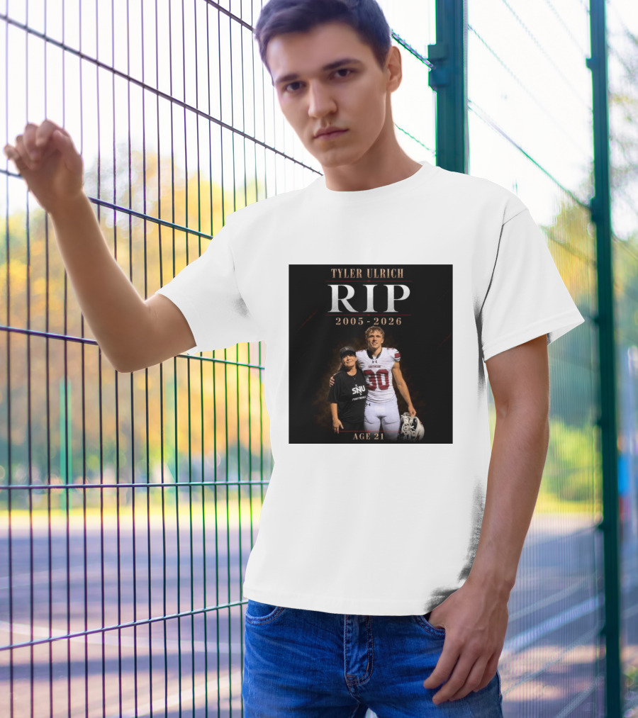 Tyler Ulrich RIP 2005 2026 Age 21 SNU Football T-Shirt