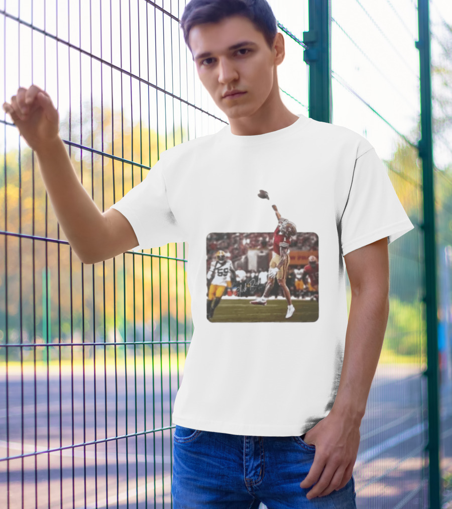 Slick Rick No 1 San Francisco 49ers Football Action Moment T-Shirt