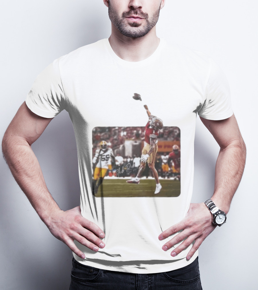 Slick Rick No 1 San Francisco 49ers Football Action Moment T-Shirt