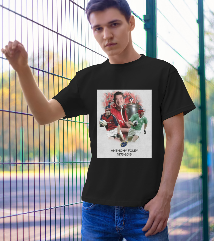 Anthony Foley Munster Rugby Legend 1973 2016 T-Shirt