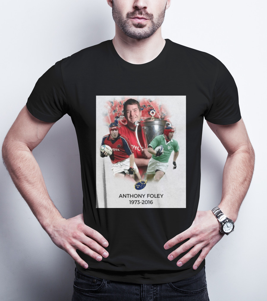 Anthony Foley Munster Rugby Legend 1973 2016 T-Shirt