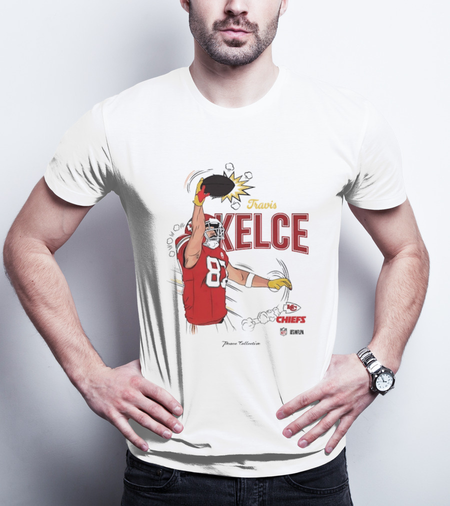Travis Kelce Number 87 Kansas City Chiefs Football Chiefs 87 Kelce Player Catch T-Shirt