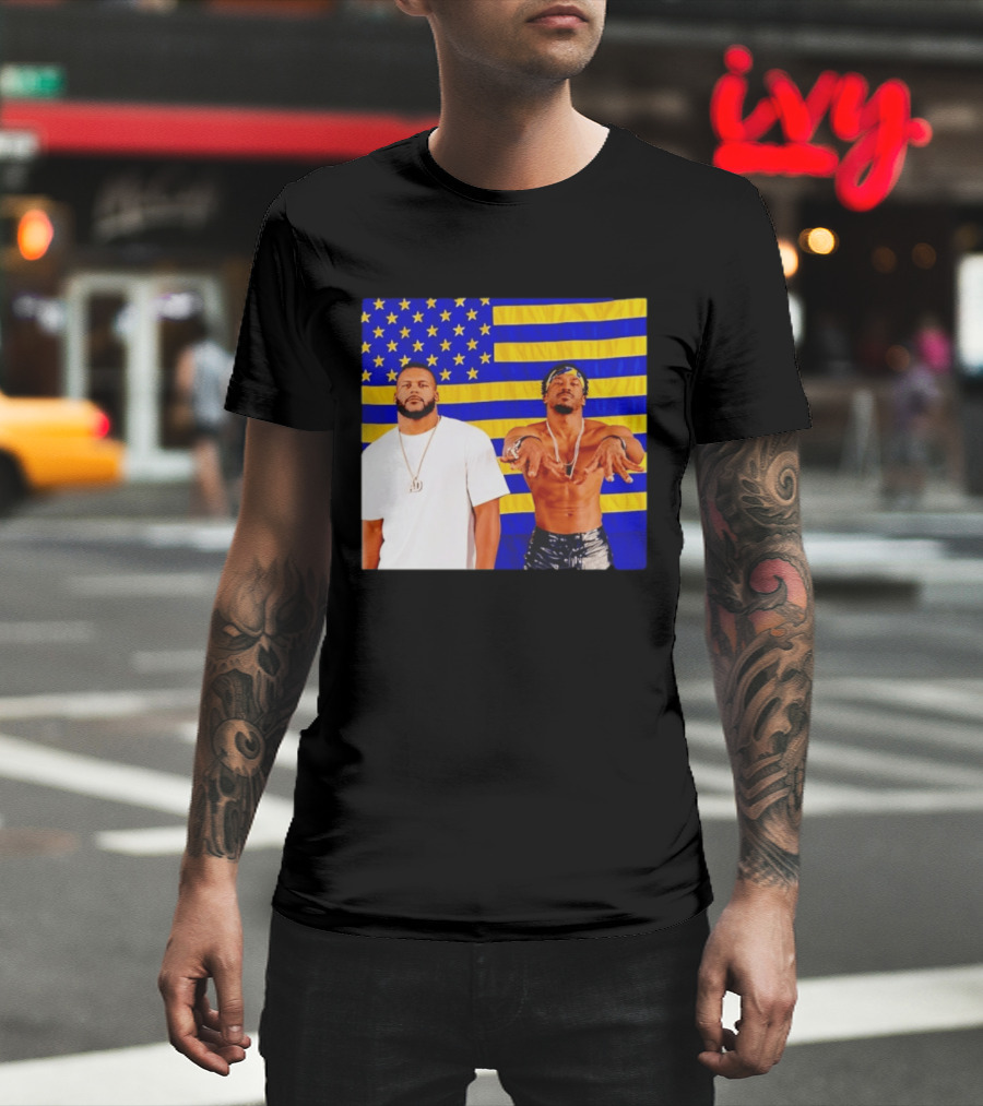 Aaron Donald And Jalen Ramsey Los Angeles Rams T-Shirt