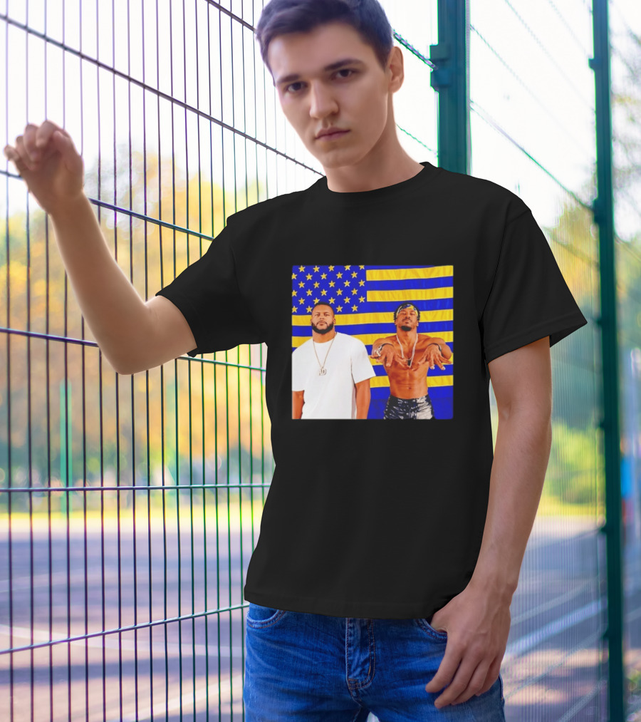 Aaron Donald And Jalen Ramsey Los Angeles Rams T-Shirt