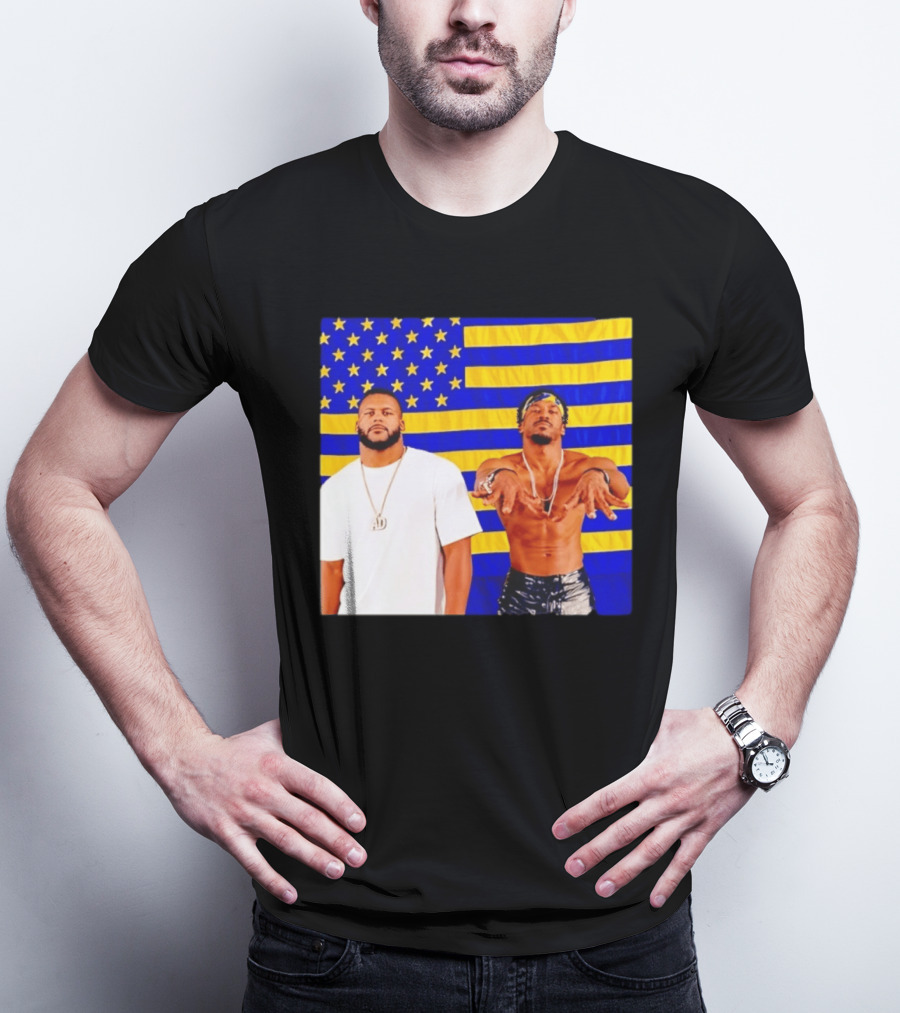 Aaron Donald And Jalen Ramsey Los Angeles Rams T-Shirt