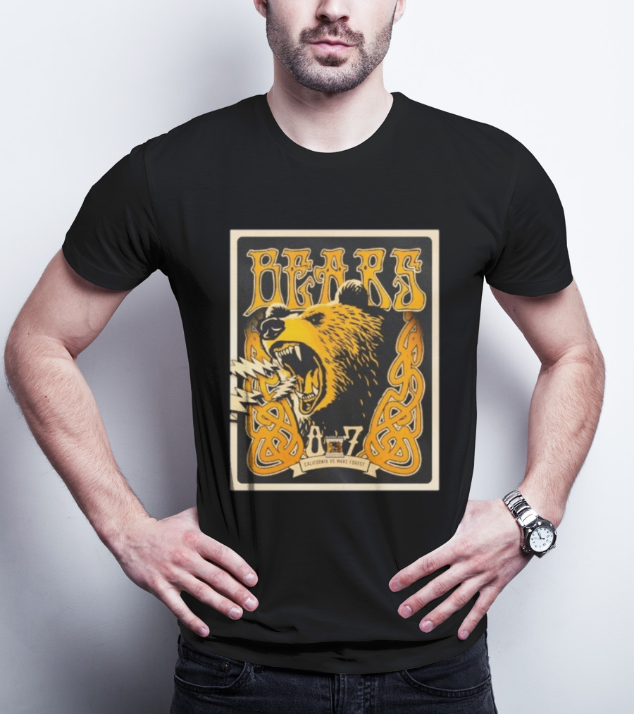 California Vs Wake Forest Bears Grateful Dead Tour 07 T-Shirt