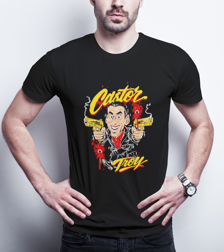 Castor Troy Face Off Nicolas Cage 90s Action Movie T-Shirt