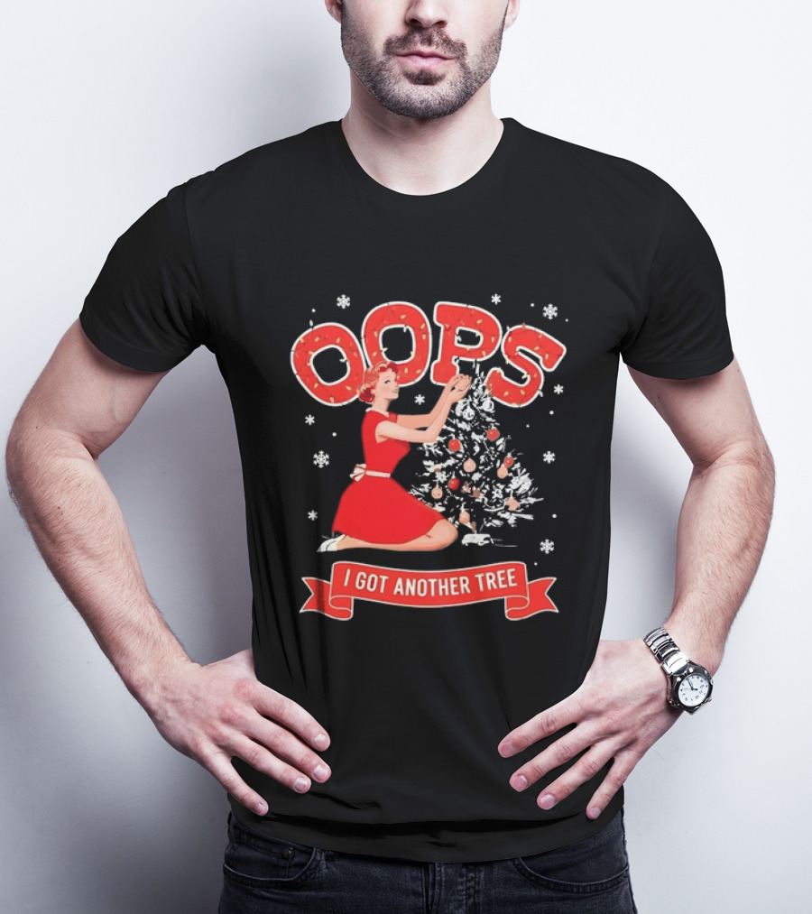 Christmas Pin Up Oops I Got Another Tree T-Shirt