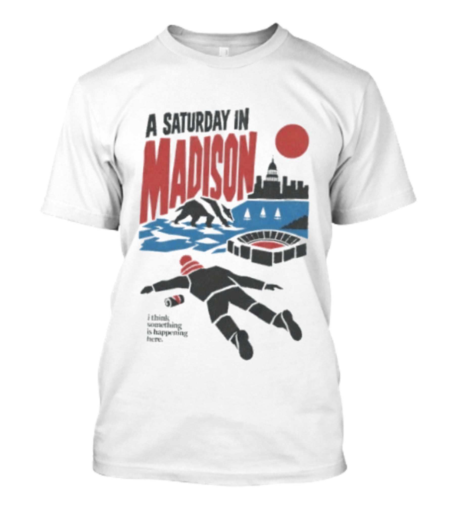 A Saturday In Madison I Think Something Is Happening Here T-Shirt