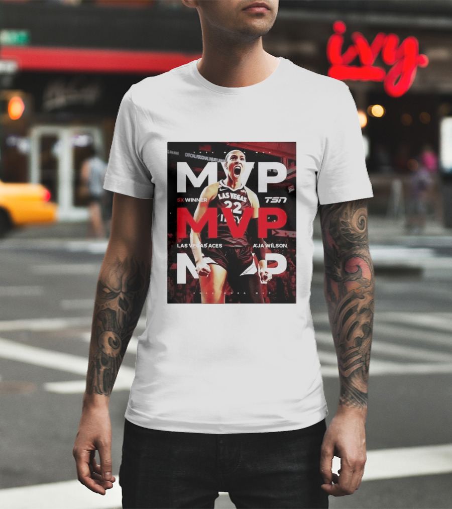 A’Ja Wilson Best Player In The Universe 2026 Las Vegas Aces T-Shirt