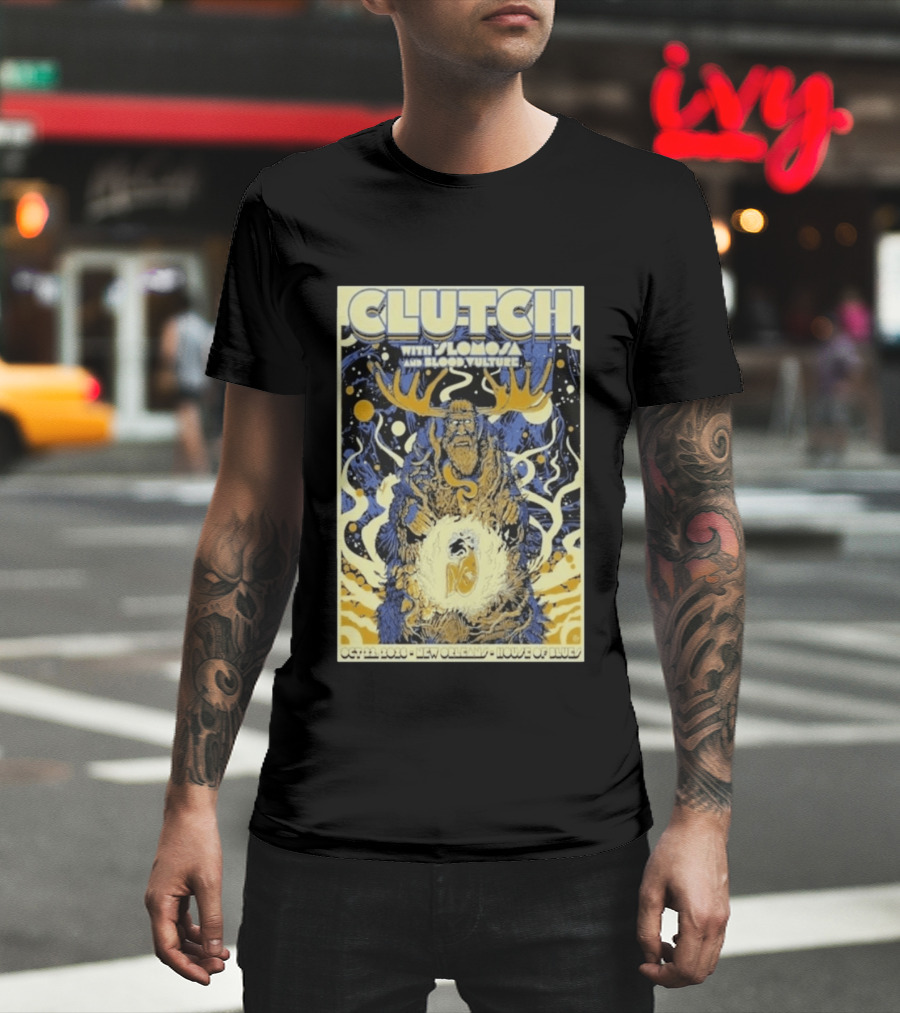Clutch New Orleans LA House Of Blues October 22 2026 T-Shirt