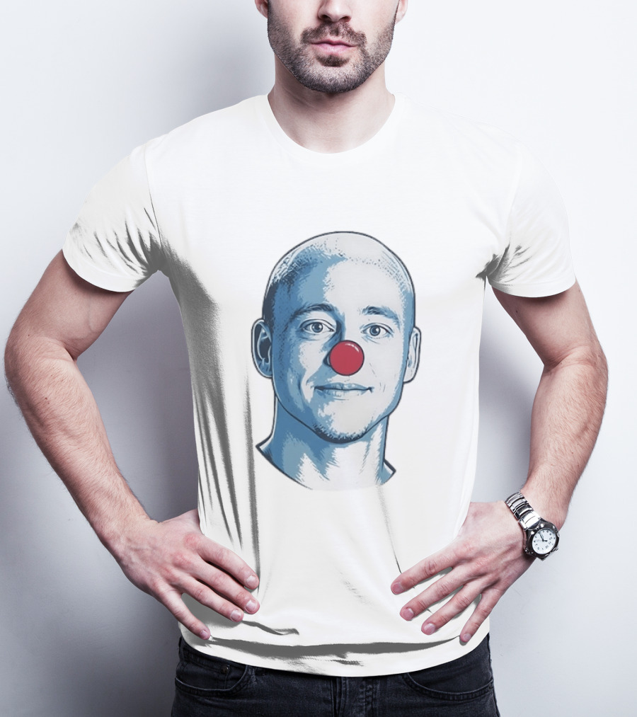 Joe Rogan With Red Nose Podcast Comedian T-Shirt