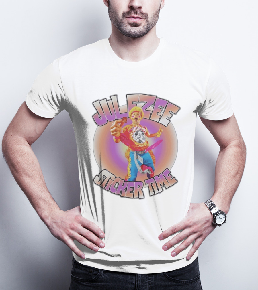 Julezee Sticker Time Colorful T-Shirt