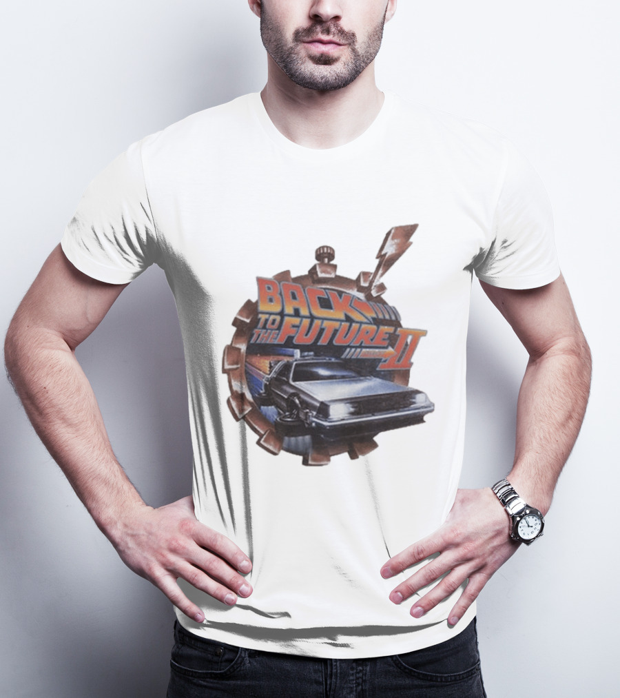 Back To The Future Part II Delorean Iconic Movie Time Travel Adventure T-Shirt