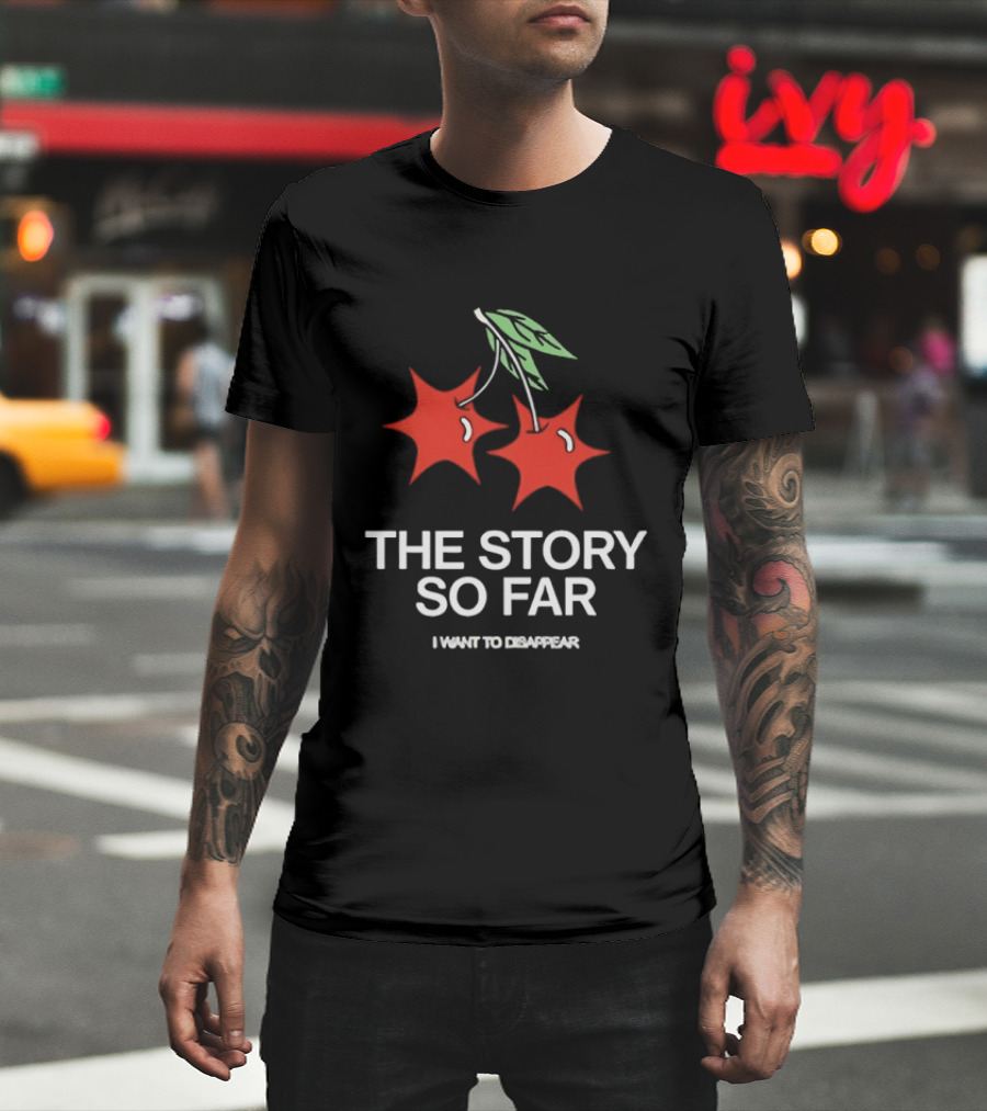 The Story So Far I Want To Disappear Pop Punk Band Red Star T-Shirt