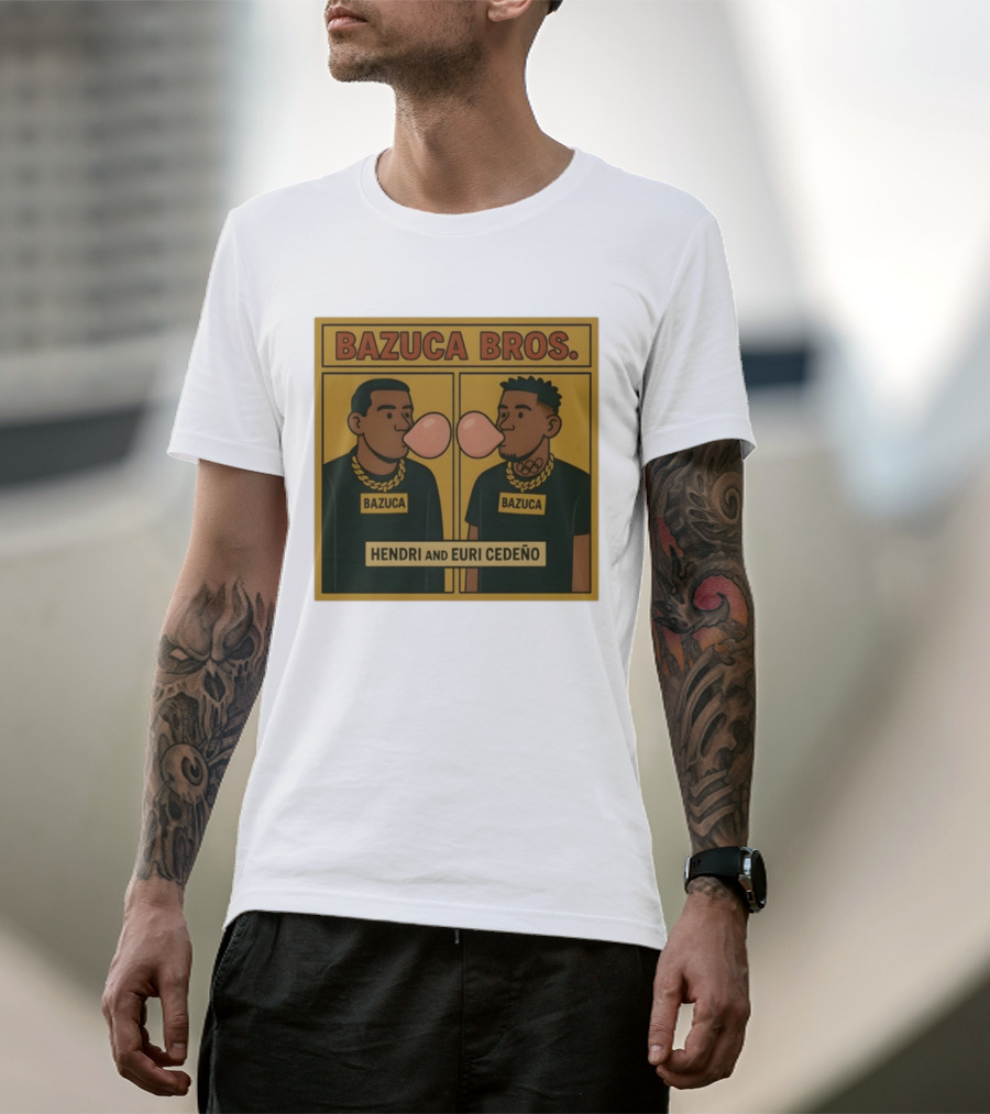 Bazuca Bros Hendri And Euri Cedeño Bubblegum Bazuca T-Shirt