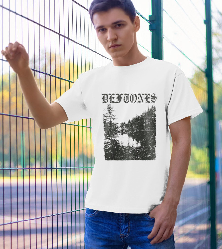 DEFTONES Forest Lake Landscape Alternative Metal T-Shirt