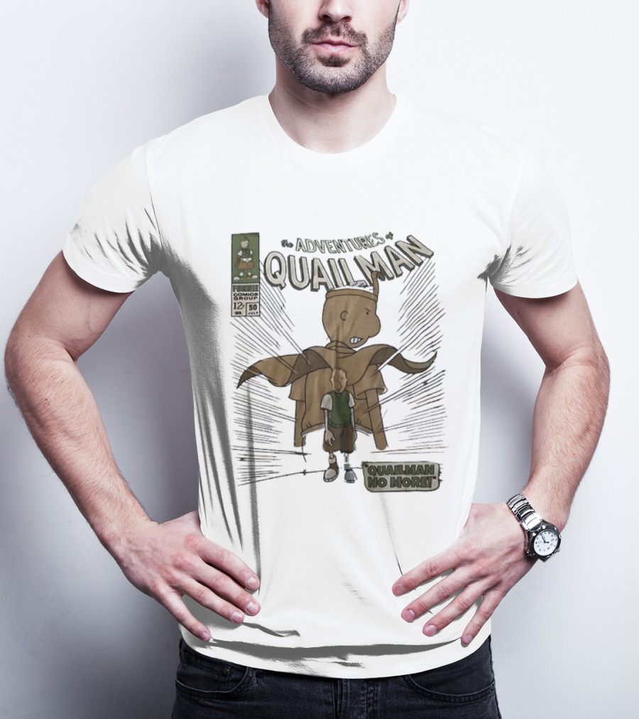 Adventures Of Quailman Quailman No More Comic Issue 12 Group 50 T-Shirt