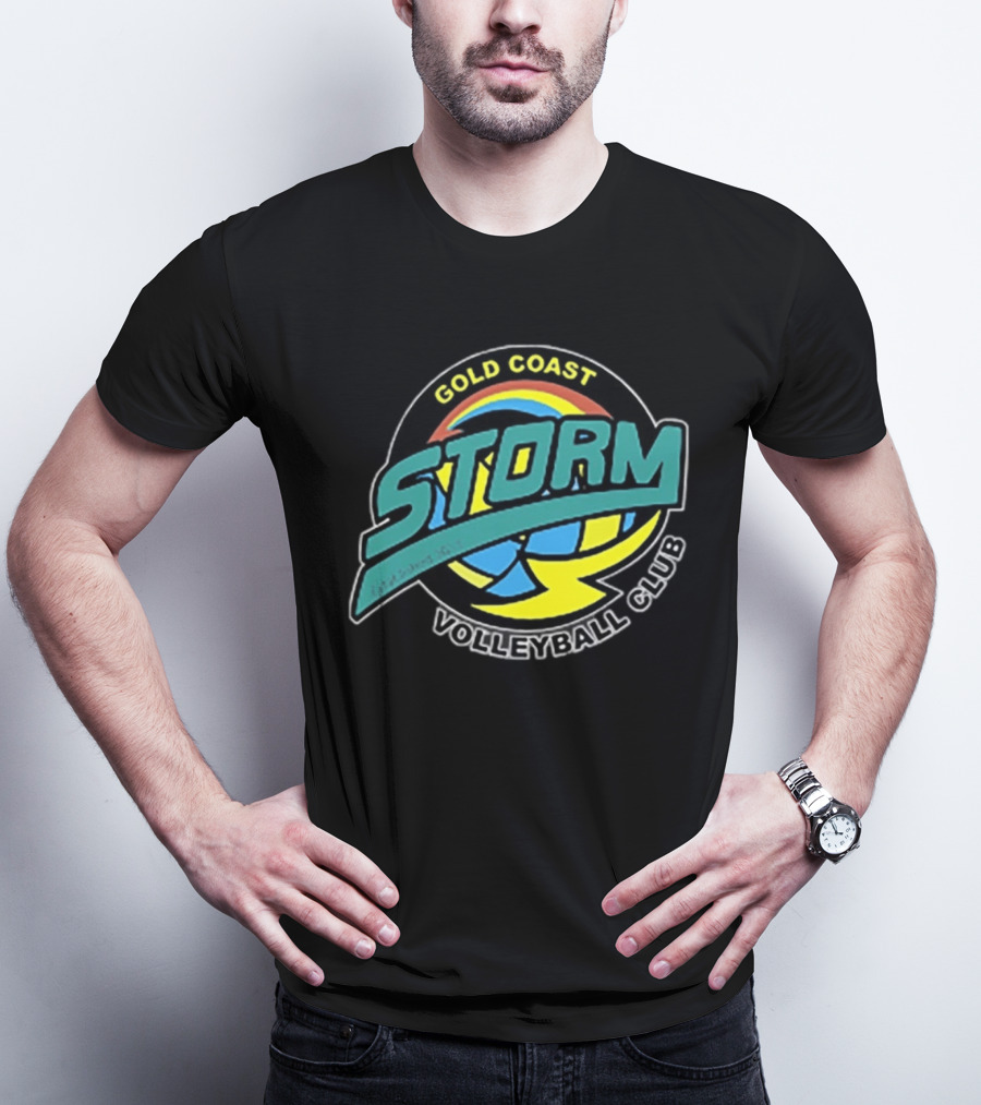 Gold Coast Storm Volleyball Club Colorful T-Shirt