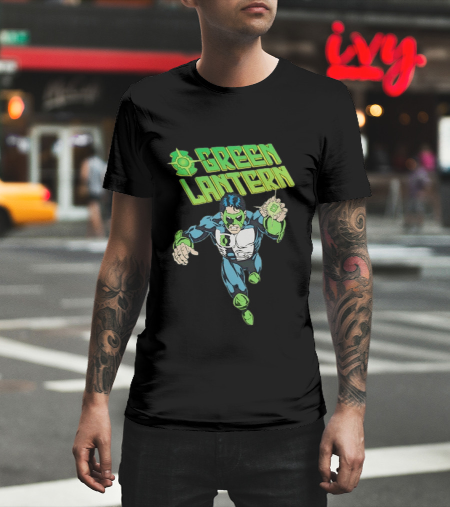 Green Lantern Comic Book Hero DC Comics Iconic Character Ring Power T-Shirt