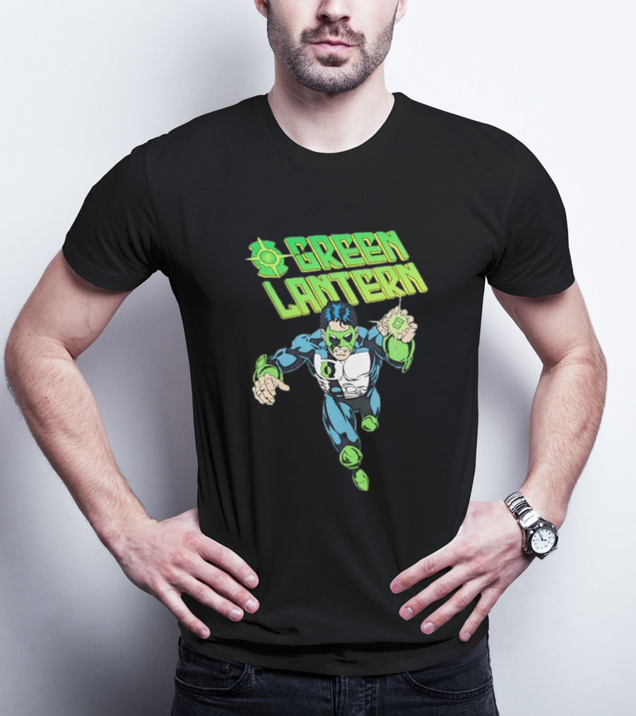 Green Lantern Comic Book Hero DC Comics Iconic Character Ring Power T-Shirt