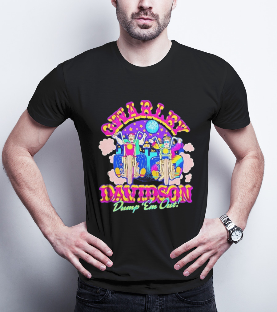 Swarley Davidson How I Met Your Mother Dump 'Em Out Retro Biker T-Shirt