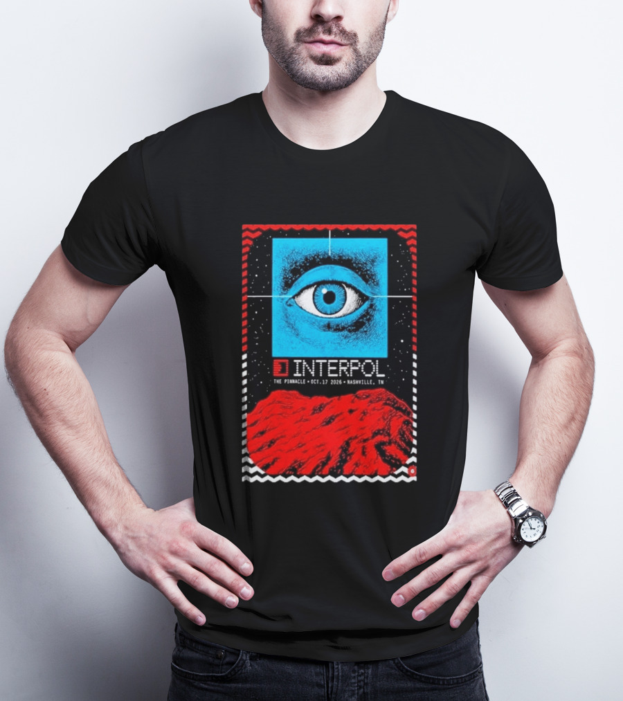 Interpol Eyeball Event Nashville The Pinnacle October 17 2026 T-Shirt