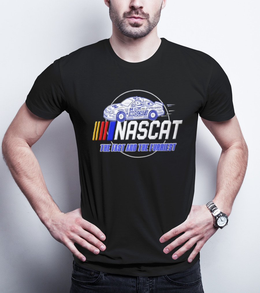 Nascat Racing The Fast And The Furriest 94 Kitten Ignition Tuna Power Catnip Yarn T-Shirt