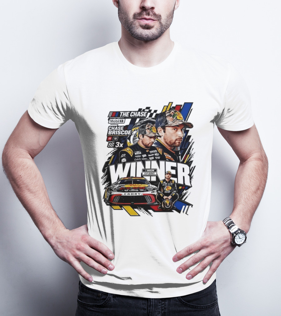 Chase Briscoe Winner 3x NASCAR Cup Series The Chase T-Shirt