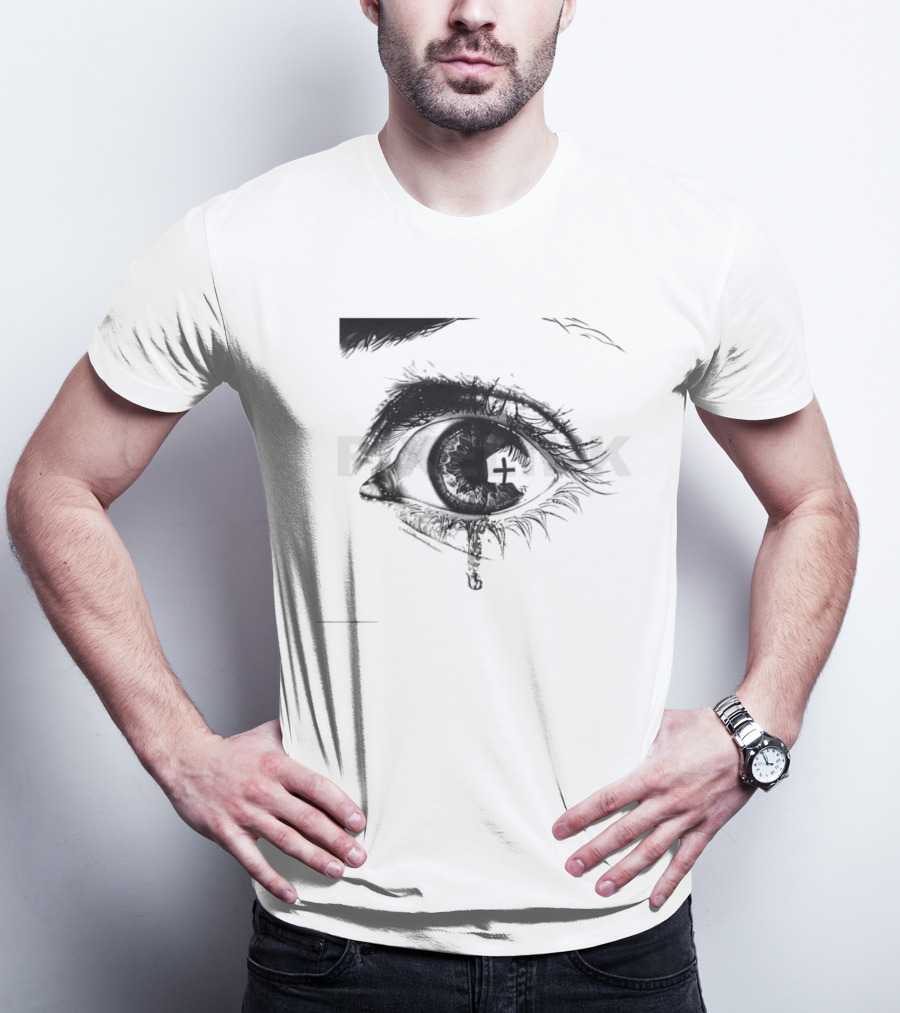 Ravenous Eye Tears Cross T-Shirt