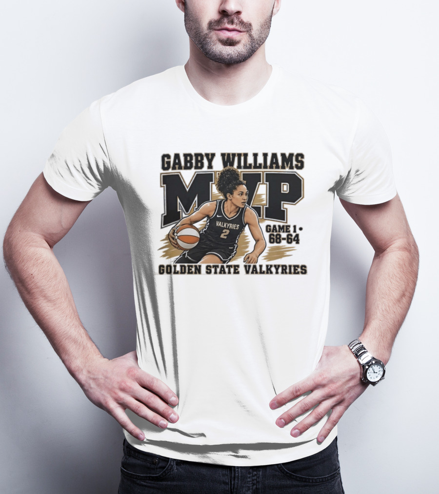 Gabby Williams MVP Golden State Valkyries Game 1 68 64 T-Shirt