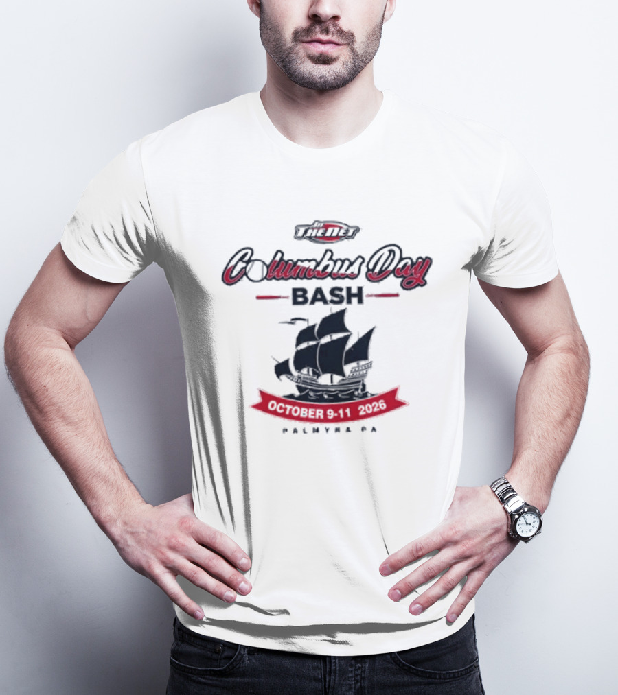 In The Net Columbus Day Bash 2026 Palmyra PA Ship Theme October 9 11 T-Shirt